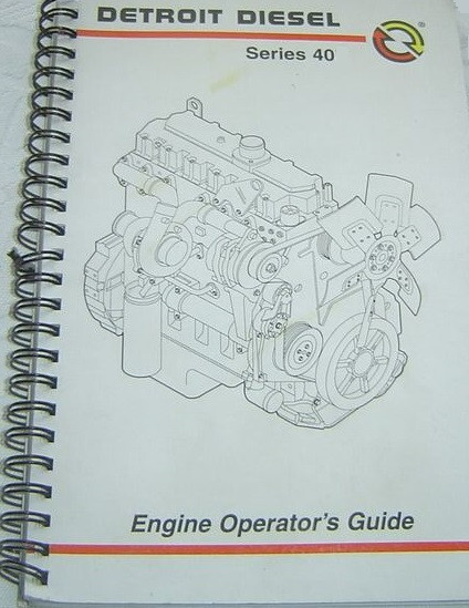 2004 Detroit Diesel 40 Series Engine Owner Operator Manual User Guide ...