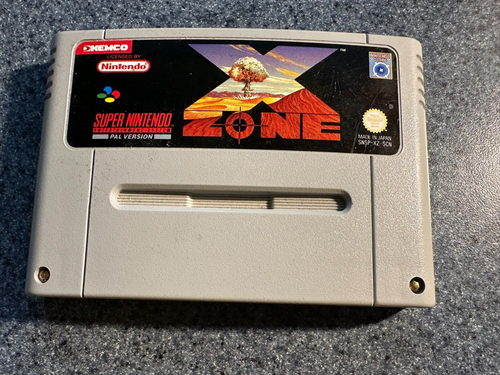 X Zone Super Nintendo PAL Version - Cartridge Only -SNSP-XZ-SCN | eBay