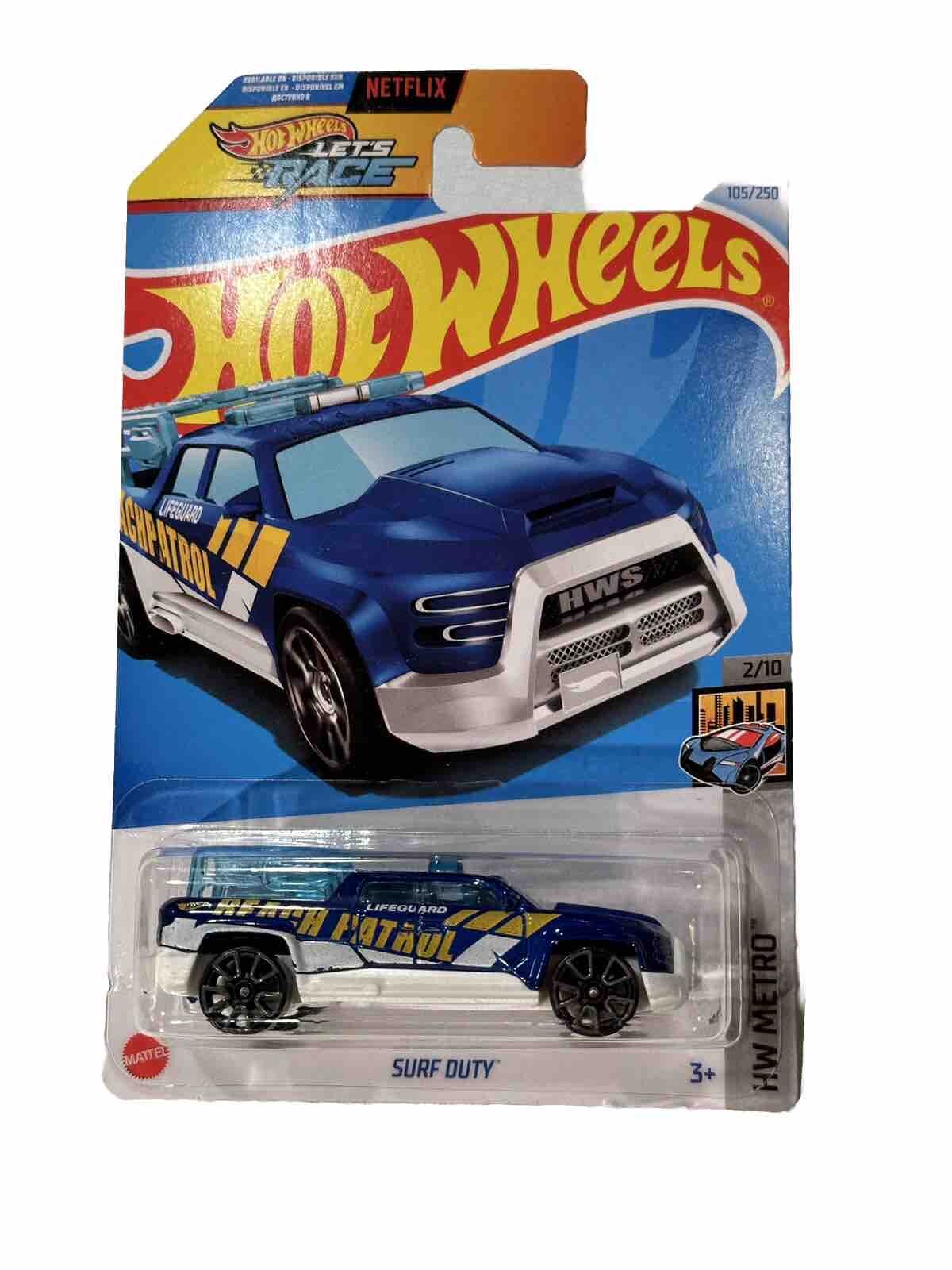 2024 Hot Wheels Surf Duty 2/10 HW Metro #105/250 Let's Race | eBay
