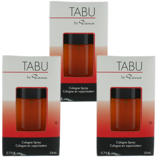 Tabu By Dana For Men Combo Pack: Miniature EDC Spr Cologne 2.25oz (3x0 ...