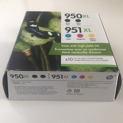 2016 HP 950XL/951XL Combo Pk Genuine Ink Cartridge Set F6V12FN READ ...