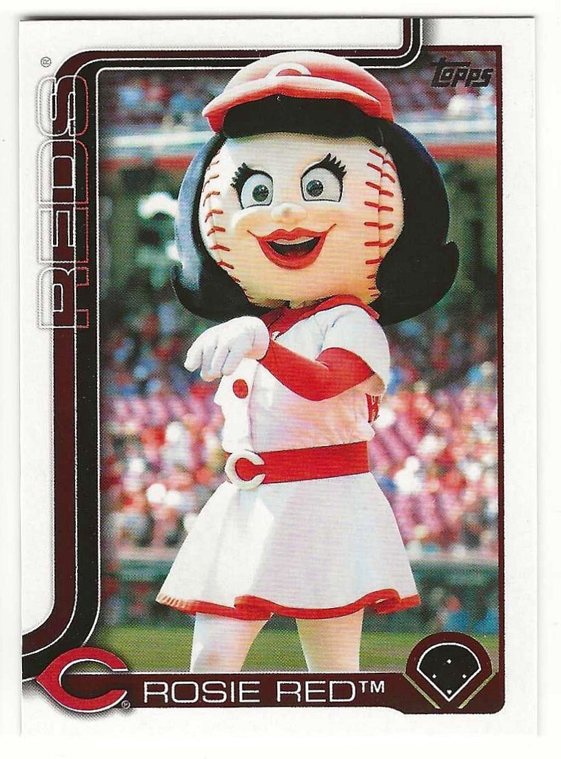 2025 Topps Celebration ROSIE RED Insert MASCOTS Card REDS | eBay