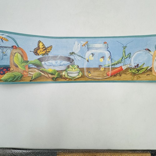 Butterflies & Frogs & Bugs York Sure Strip Wallpaper Border YH1545BD ...
