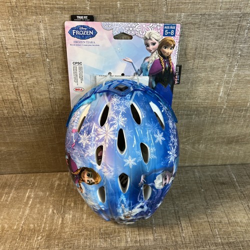 Disney Frozen 3D Tiara Bicycle Helmet Age 5-8 Bell True Fit head ...