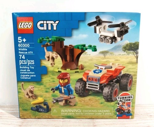 Lego City WILDLIFE RESCUE ATV 60300 74 Pieces Age 5+ 4x4 NEW SEALED ...