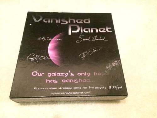 VANISHED PLANET Rare Board Game- signed | eBay