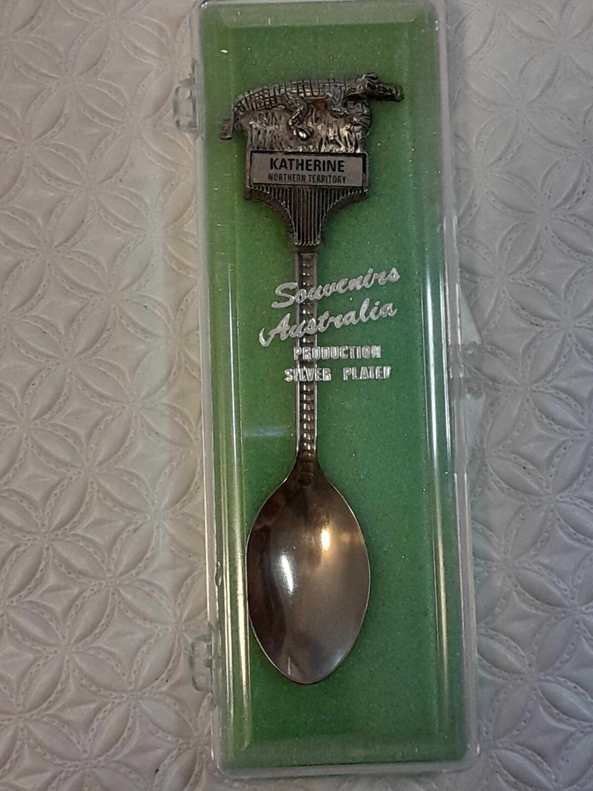Crocodile Katherine Northern Territory Australia Vintage Souvenir Spoon ...