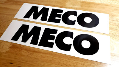 MECO concrete saw Decals Stickers 8" GLOSS black Fast | eBay