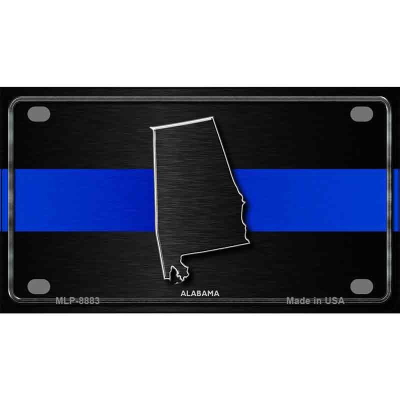 Alabama Thin Blue Line Novelty Mini Metal License Plate Tag | eBay
