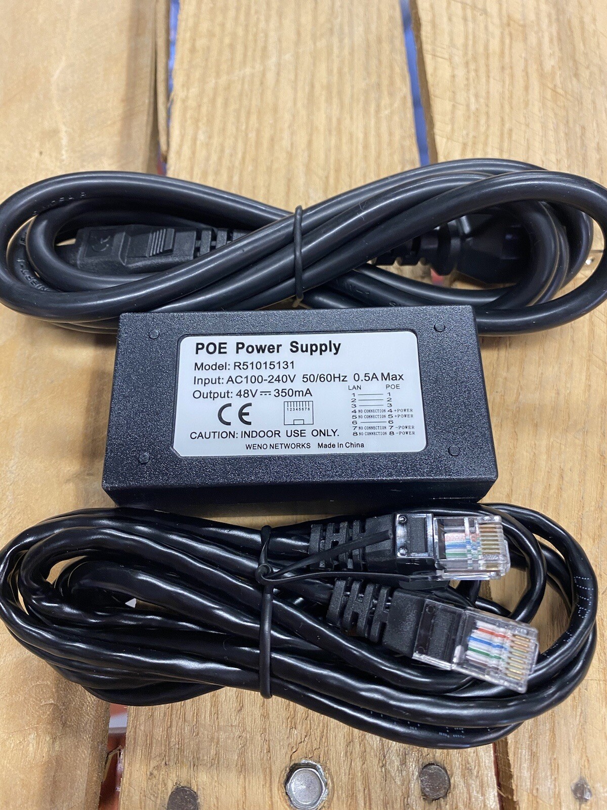 MITEL IP PHONE POWER SUPPLY 5220, 5224, 5235, 5324, 5330, POE R51015131 ...