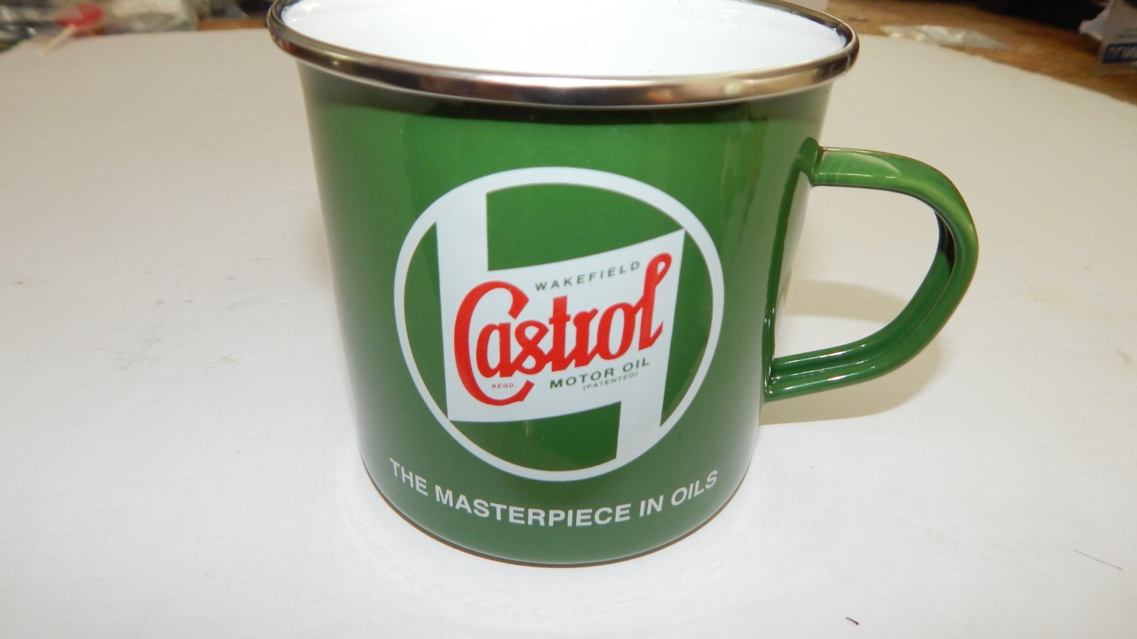 MG TD MGA MGB MGC MG Midget New Castrol Coffee Mug Cup Porcelain Nice ...