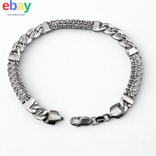Vintage 925 Silver Handmade Bracelet – Classic Elegant Women’s Jewelry ...
