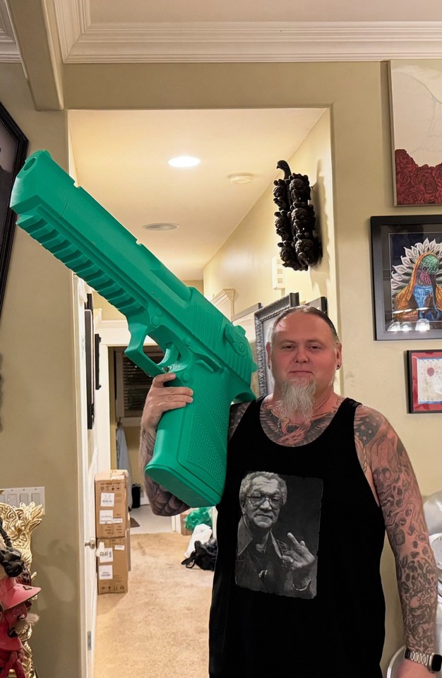 Desert Eagle Giant Display Pistol DIY Paint Model | eBay