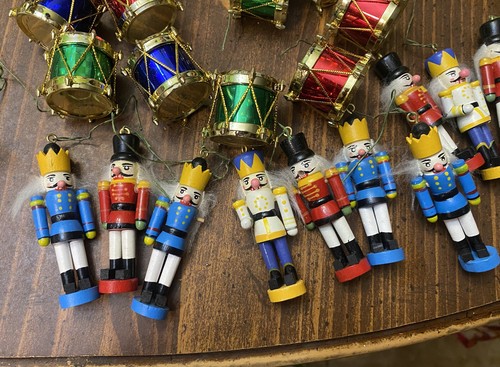 Lot Of 21 Nutcracker miniature drum Ornament Set | eBay