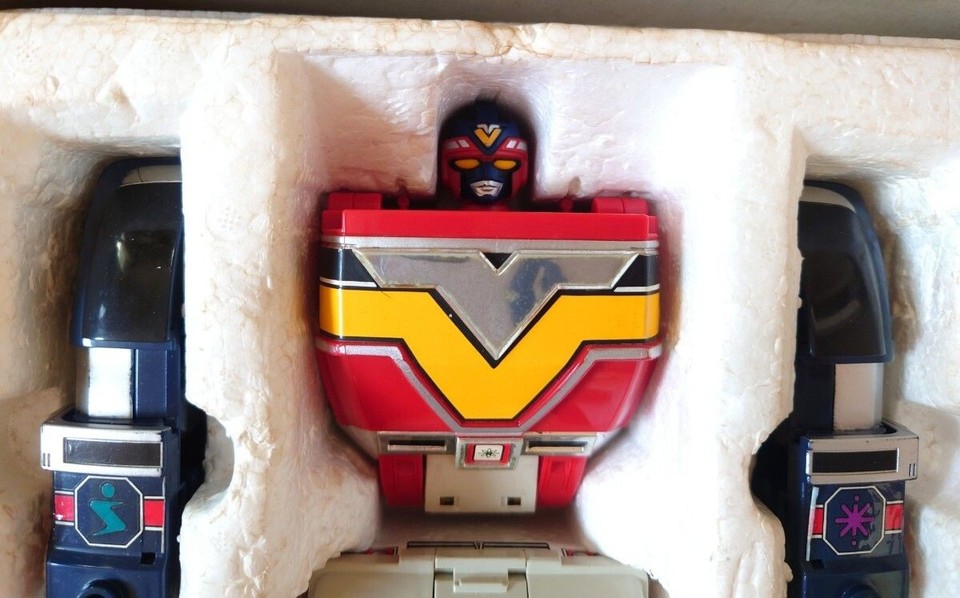 Chikyu Sentai Fiveman Dx Chogokin Five Robo BANDAI Used Good Item From ...