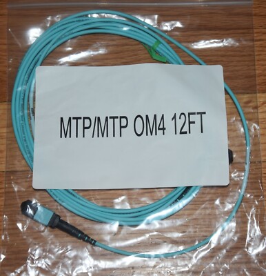 Corning ClearCurve 12 Ft 50/125um OM4 MTP/MTP 12-fibers Cable NEW | eBay