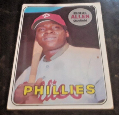 1969 Topps Baseball Card #350 Richie Allen Philadelphia Phillies | eBay