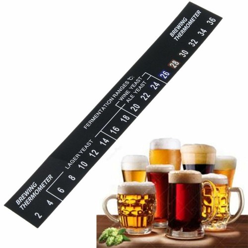 Adhesives Strip Beer Brew Thermometer Sticker Wine Spirits Fermenter ...