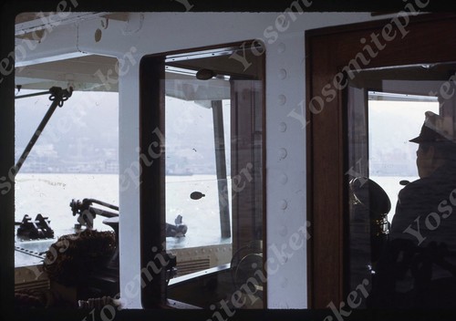 sl92 Original slide 1970’s Hong Kong Ferry Capt at wheel 619a | eBay