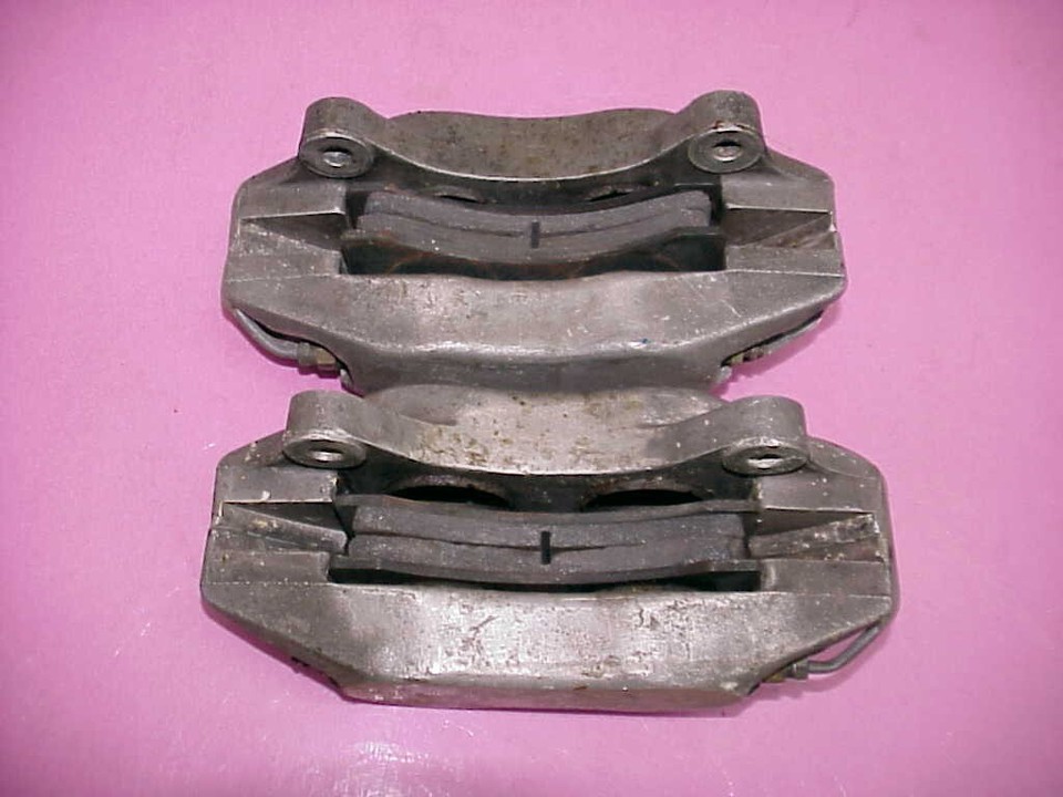 2 JFZ Vintage Aluminum Dynalite Style 4 Piston Brake Calipers Wilwood ...