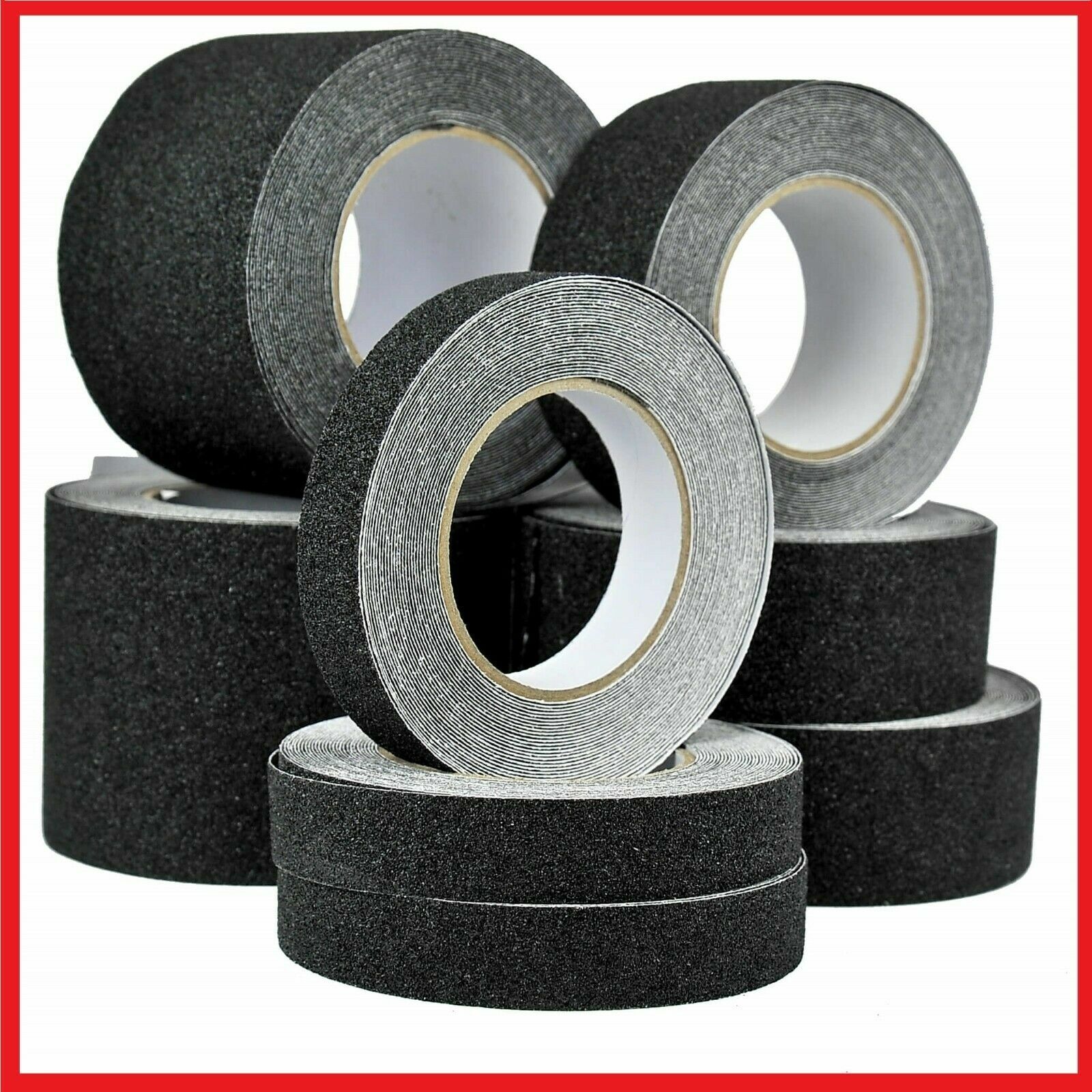 Anti Slip Tape Black Non Slip High Grip Adhesive Safety Flooring Sticky ...