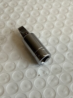Craftsman Slotted 1/4" Slotted Head Bit 1/4" Drive Socket V 42691 Made ...