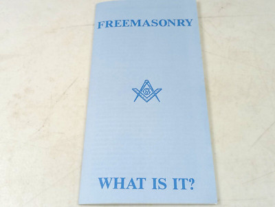 Vintage Masonic Freemasonry What Is It Pamphlet Rare | eBay