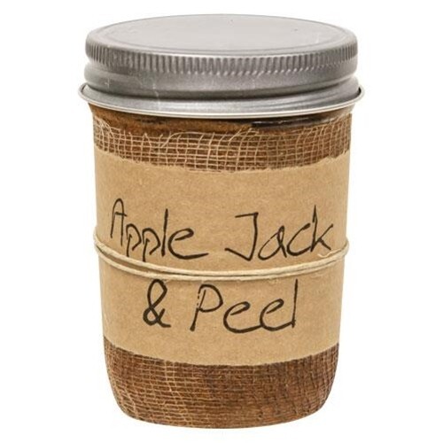 NEW FARMHOUSE JAR CANDLE APPLE JACK PEEL USA 8Oz PRIM Fresh Apples ...
