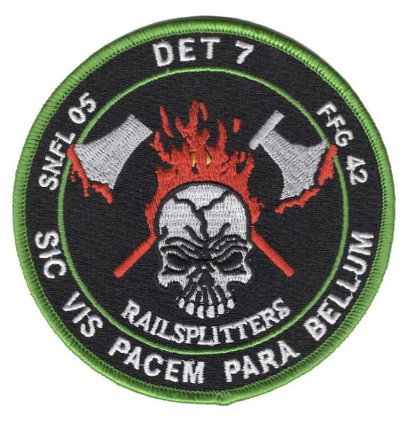 4" NAVY HSL-46 DET 7 RAILSPLITTERS EMBROIDERED PATCH | eBay