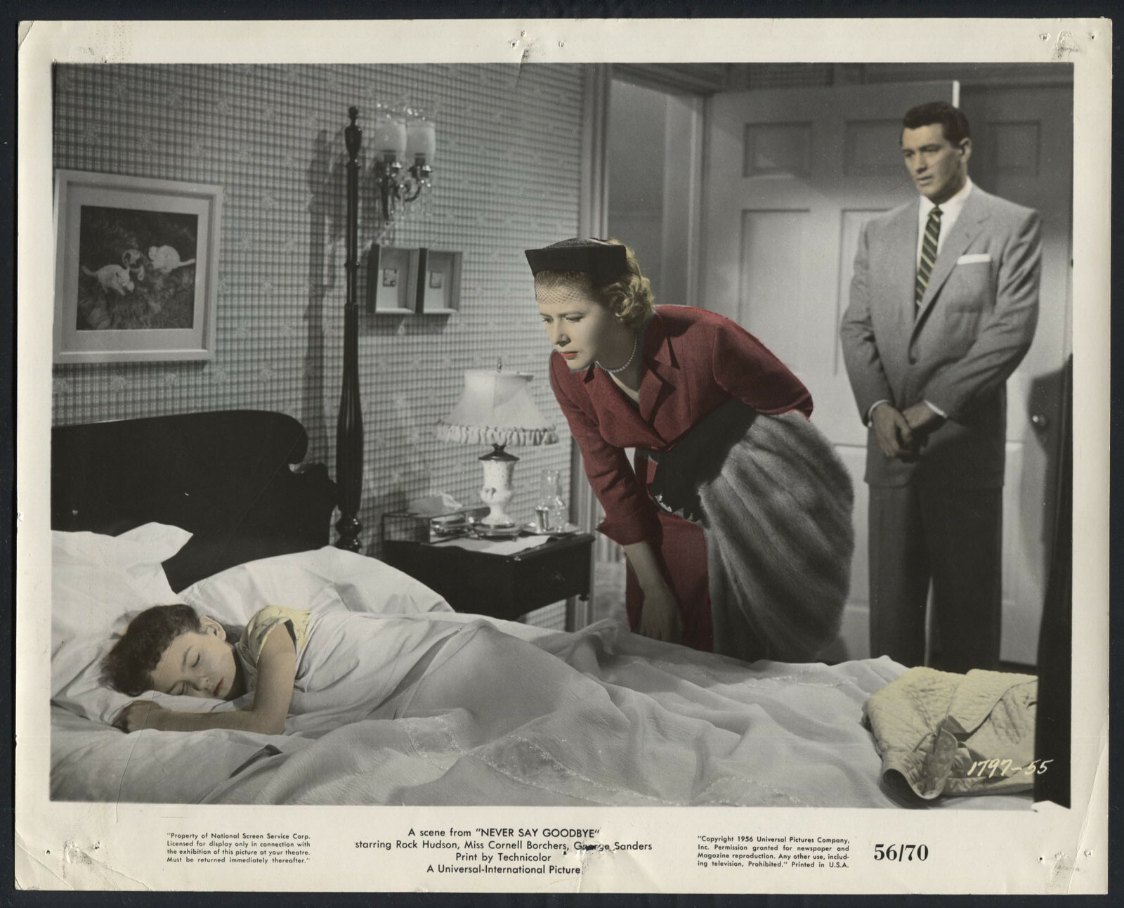 Never Say Goodbye ’56 CORNELL BORCHERS CHILDSTAR SHELLEY FABARES ROCK ...