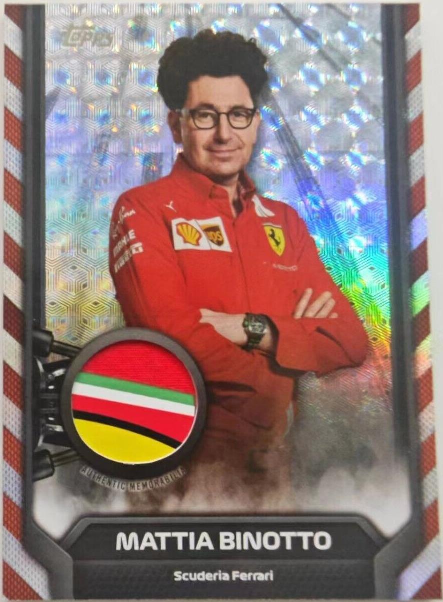 2021 Topps Formula 1 - F1 Relics Mattia Binotto #F1R-MB FoilFractor /1 ...