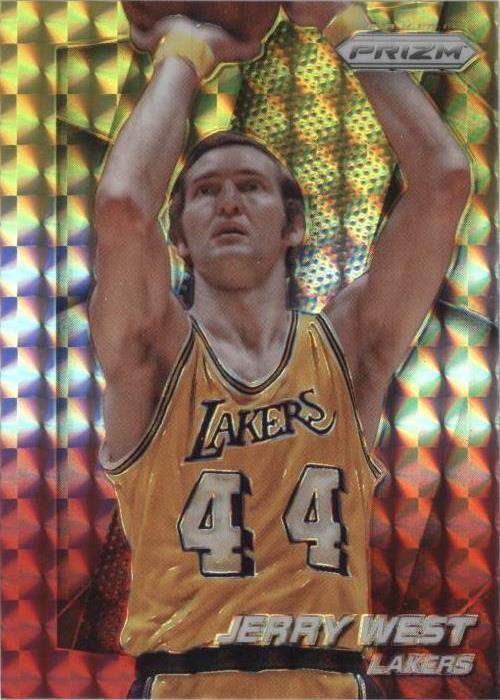 2014-15 Panini Prizm - Jerry West #211 Yellow & Red Mosaic Prizm for ...