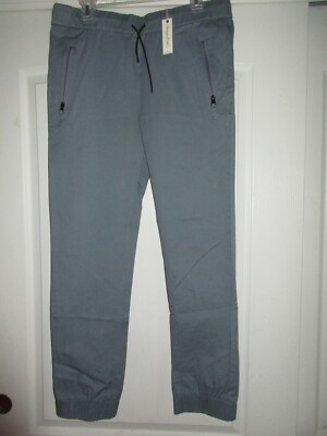 Sovereign Code Clancy Solid Drawstring Men’s Pants Slate L (36W,31L ...