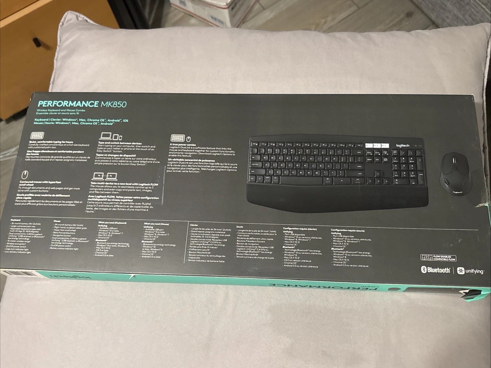 Logitech MK850 Performance Wireless Keyboard and Mouse Combo (Open Box ...
