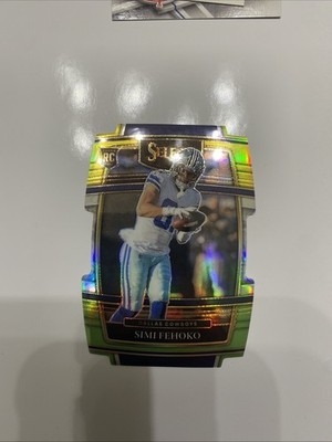 2021 Panini Select - Concourse Simi Fehoko #83 Green & Yellow Prizm Die ...