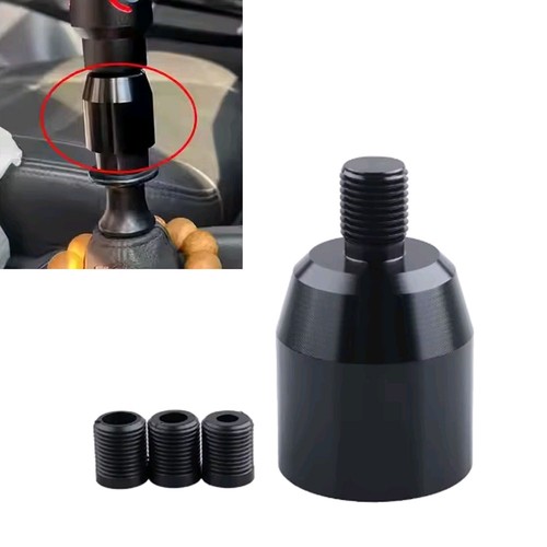 Alloy Gear Shift Knob Reverse Lockout Lever Shifter Adapter Universal ...