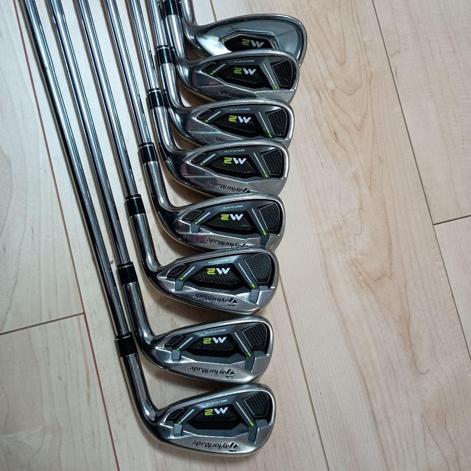 TaylorMade Iron Set M2 FLEX-S 8pcs 5, 6, 7, 8, 9, P, A, S used | eBay UK