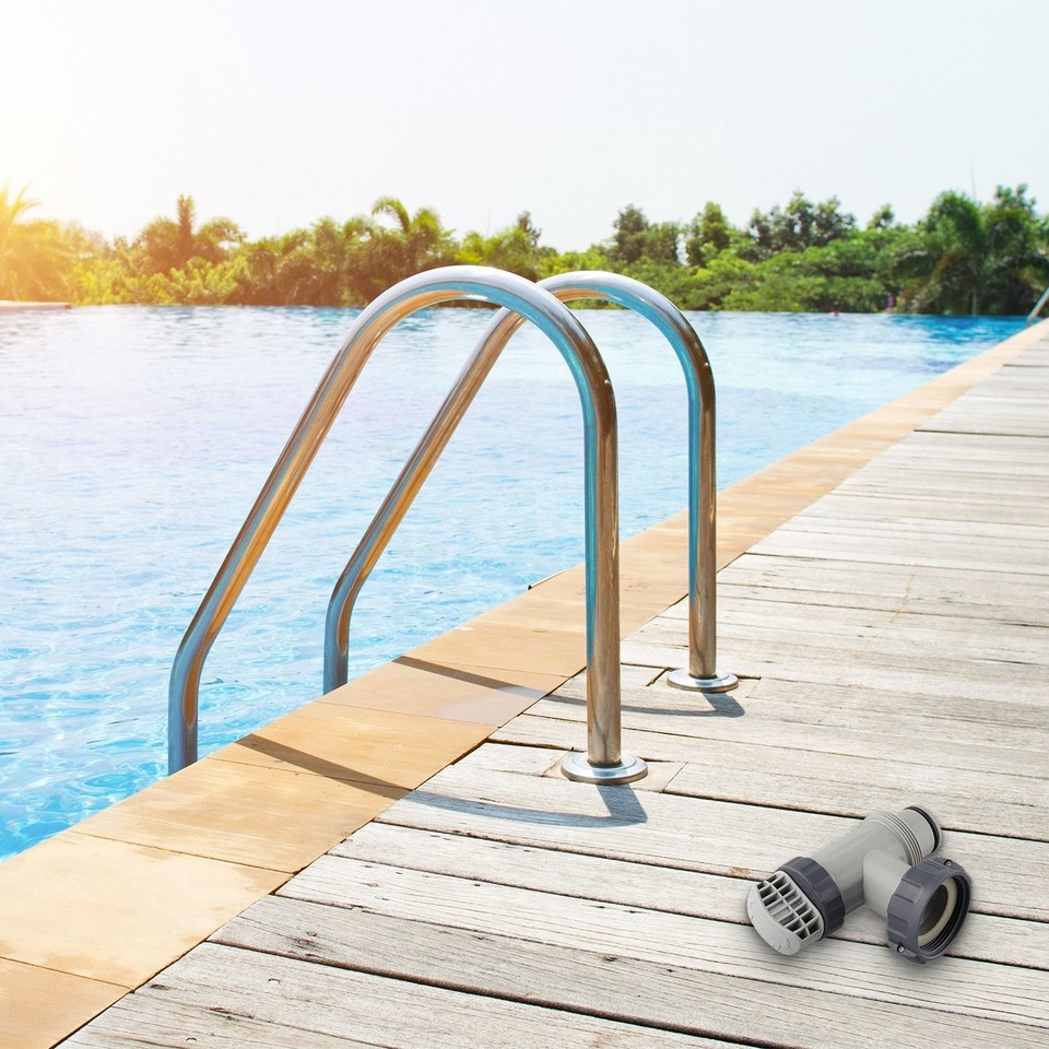 Easy Backwash Control Pool Plunger Valve and B Hose Adapter for Intex ...