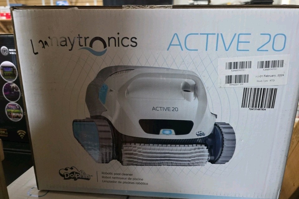 Maytronics Dolphin Active 20 Robotic Pool Cleaner w/ Power Supply | eBay