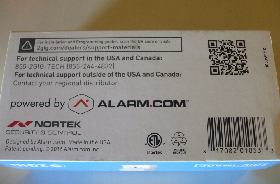 2GIG-IMAGE1 Alarm.com Image Sensor for 2Gig Go Control | eBay