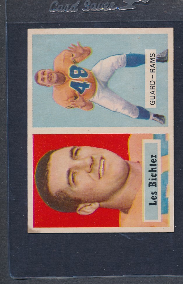 1957 Topps #010 Les Richter Rams EX *263 | eBay