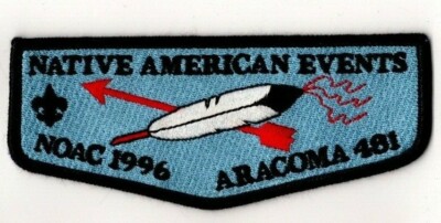Aracoma Lodge 481 Black Warrior Cncl, Alabama S-24 Flap, 1996 NOAC ...