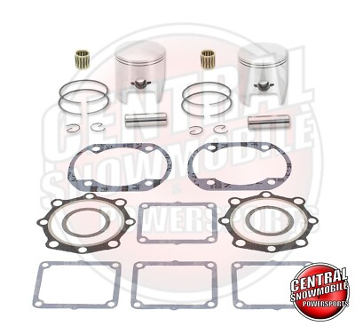 Top End Rebuild Kit Yamaha 485 Phazer PZ480 84-90 Snowmobile 73mm (+1mm ...