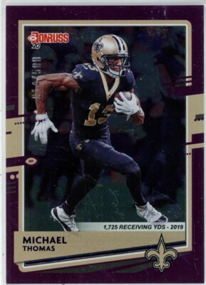 2020 Panini Donruss Season Stat Line Michael Thomas #177 #d 14/500 | eBay