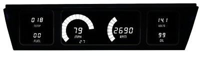 Chevy 77-90 Impala Caprice Digital Dash Panel White LED Gauges Lifetime ...
