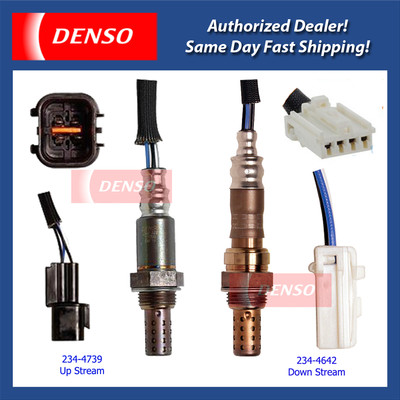 2002-2006 Mitsubishi Lancer 2.0L Denso Oxygen Sensor Set 2PCS 234-4642 ...