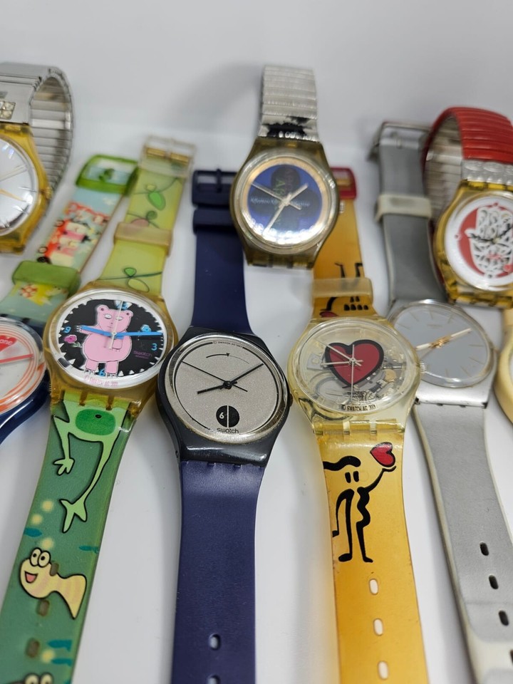 Lot of 10 Women's Swatch Watches - Working Quartz Swiss Made 34mm | eBay
