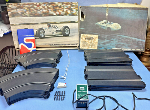 Vintage 1960's Strombecker Track 30 Curved & Straight Pieces ...