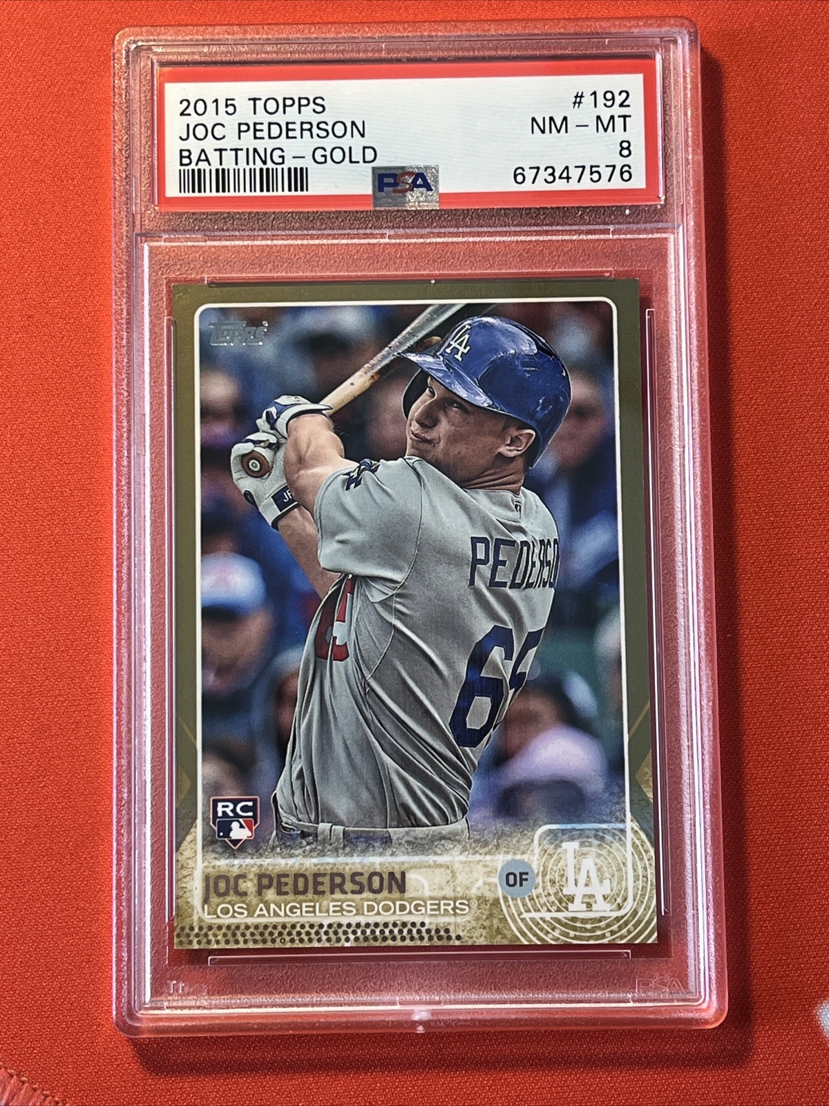 2015 Topps - Gold #192 Joc Pederson /2015 (RC) for sale online | eBay
