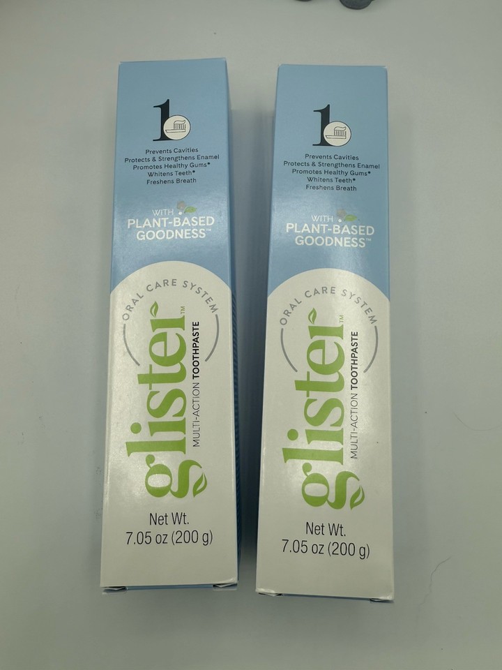 2 Pack Boxed Glister Multi-Action Fluoride Toothpaste Amway 7.05 oz ...